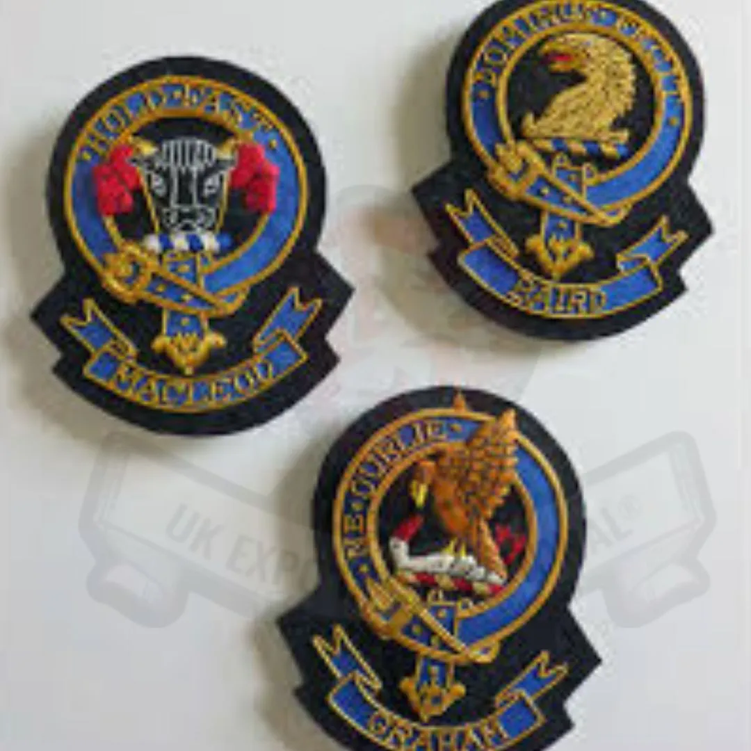 Clan Crest Badges - Bagpipers : UK EXPO INTERNATIONAL®