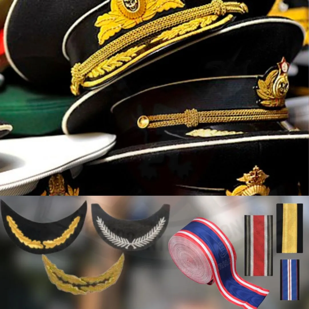 Peaks Visors & Ribbons - Bagpipers : UK EXPO INTERNATIONAL®